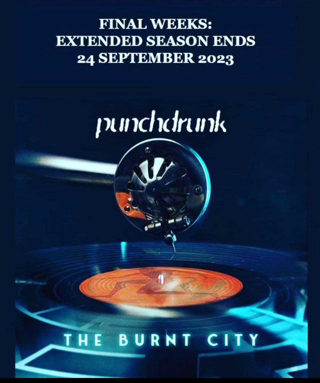 Punchdrunk's The Burnt City to close in September | Maxine Doyle